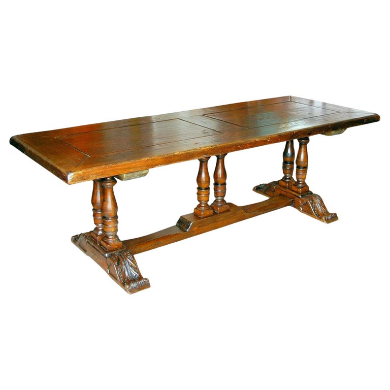 Table de ferme de réfectoire - vers 1860 En vente sur 1stDibs