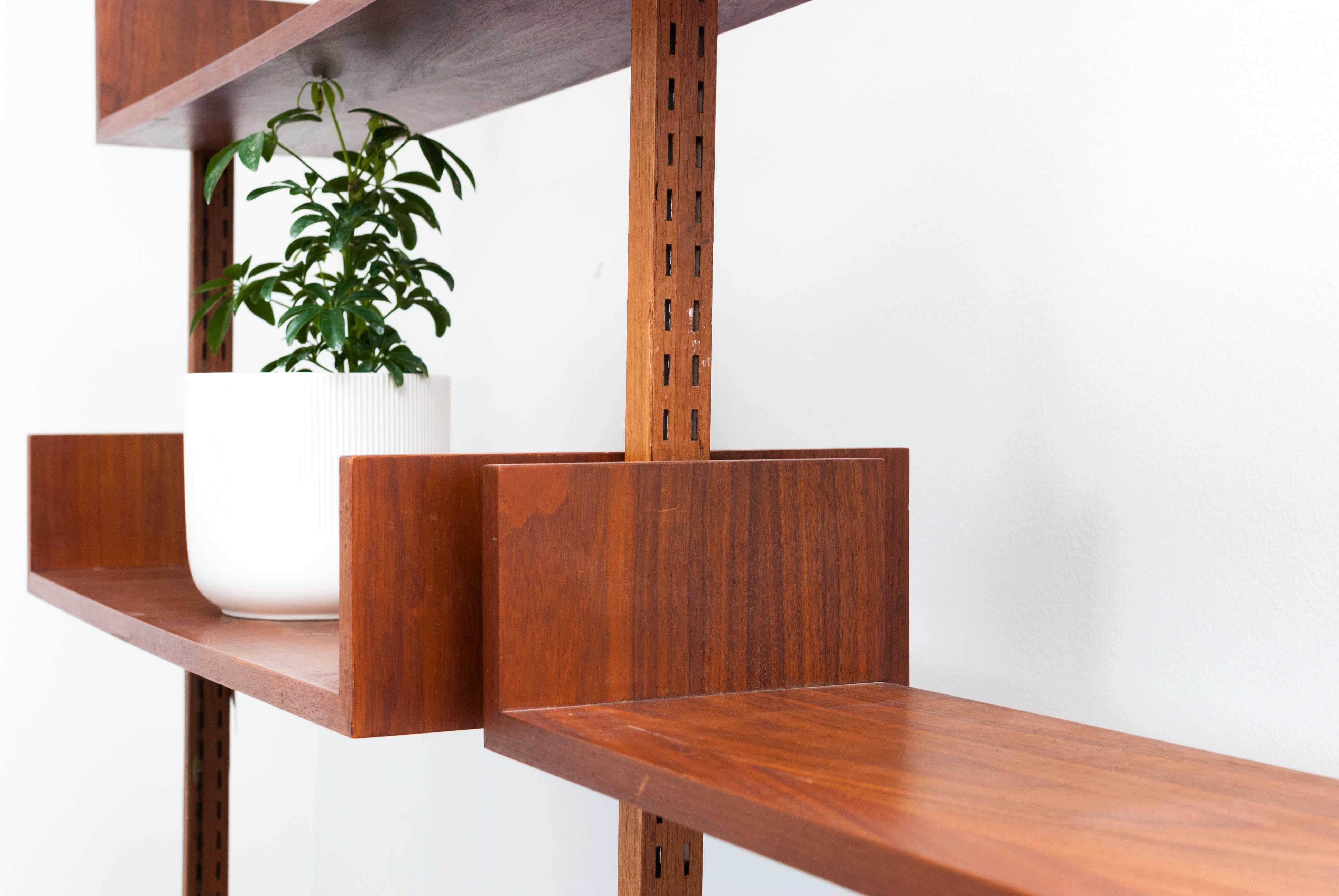 REFF Modular Shelving Unit in Teak at 1stDibs | reff wall unit, reff ...