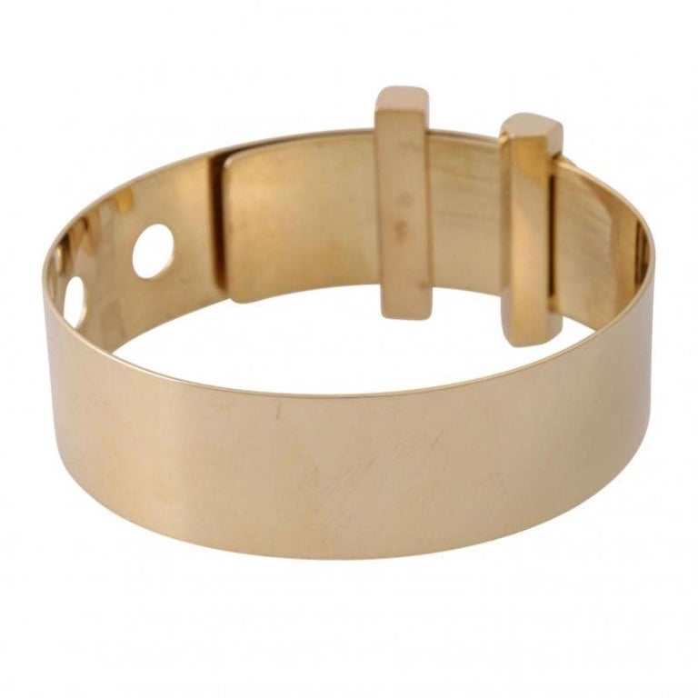 Refined 'Belt' Bangle For Sale at 1stDibs