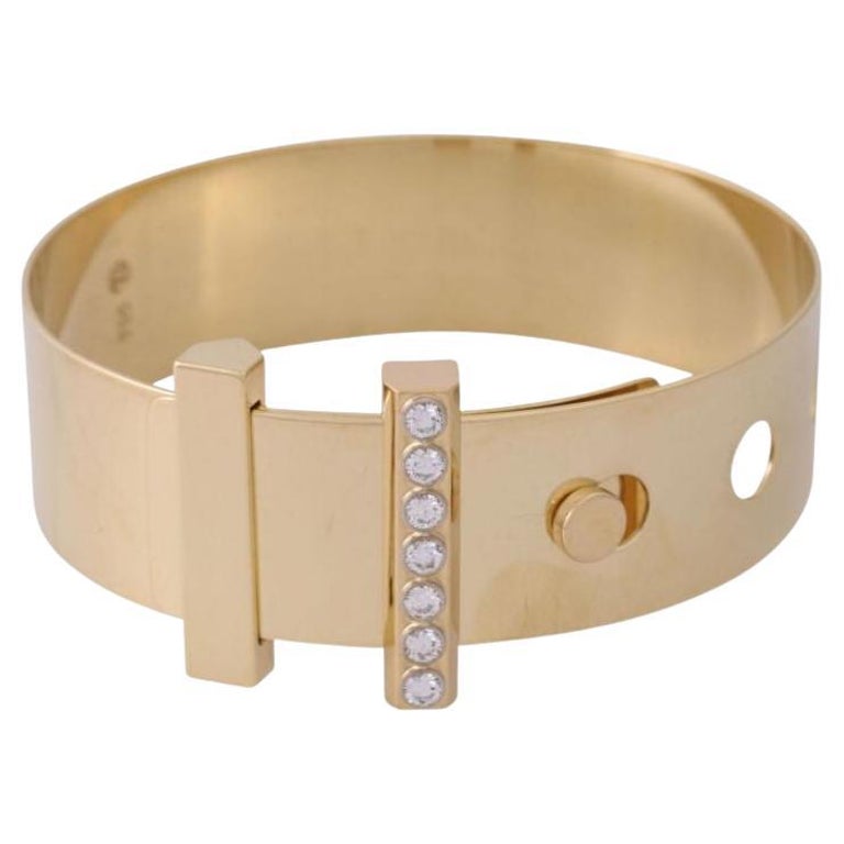 Refined 'Belt' Bangle For Sale at 1stDibs