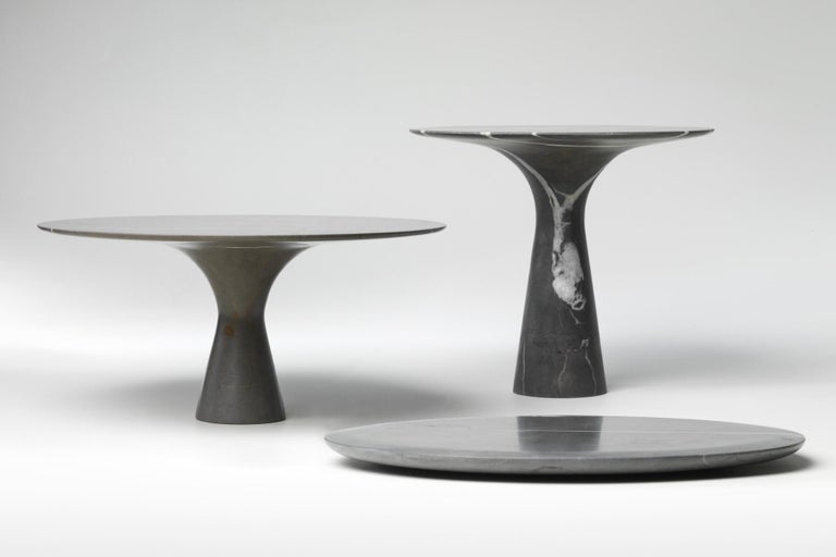 Refined Contemporary Marble 01 Grafite Marble Platter For Sale at 1stDibs