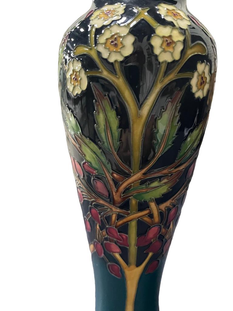 REFINED MOORCROFT Art Nouveau Style Vase by Nicola Stanley. Flower and ...