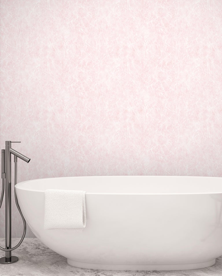 Reflection Wallpaper in Rose Quartz Color-Way on Smooth Paper For Sale ...