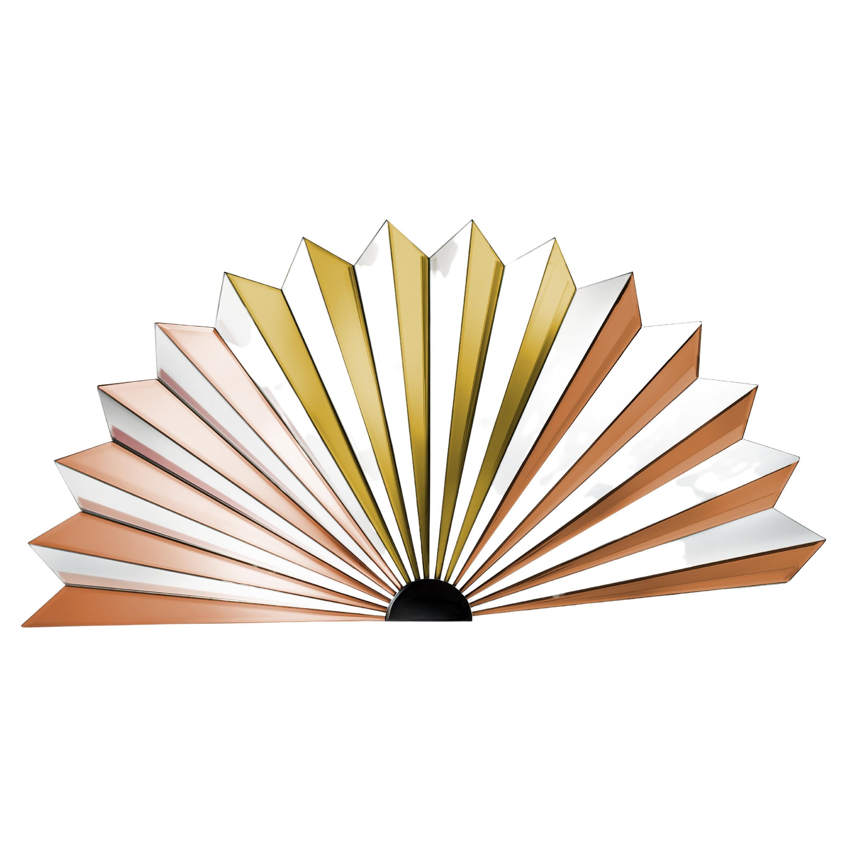 Fan Artistic Mirror For Sale at 1stDibs