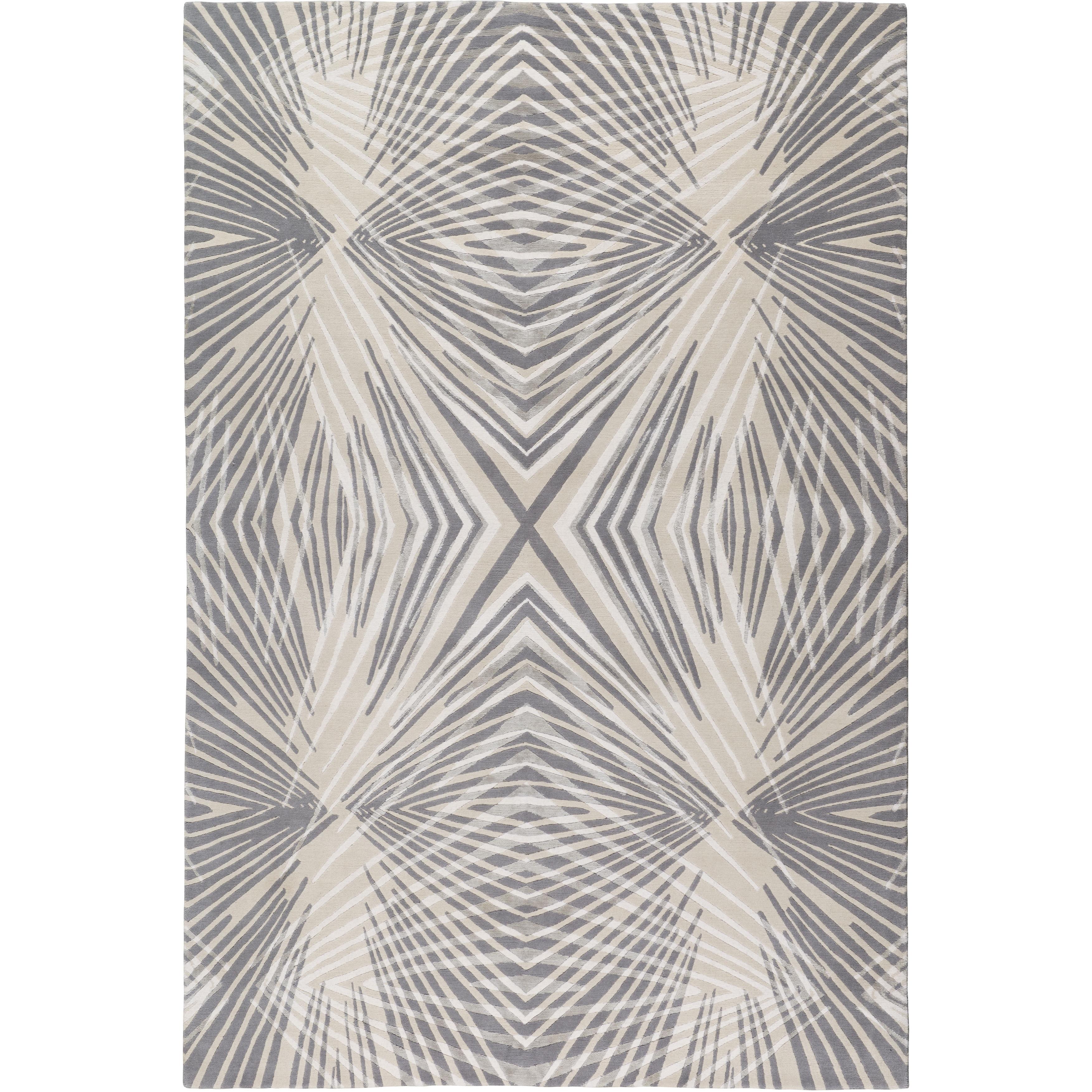 Sunflower Custom Made Hand Knotted Midnight Blue Wool Rug by Allegra ...