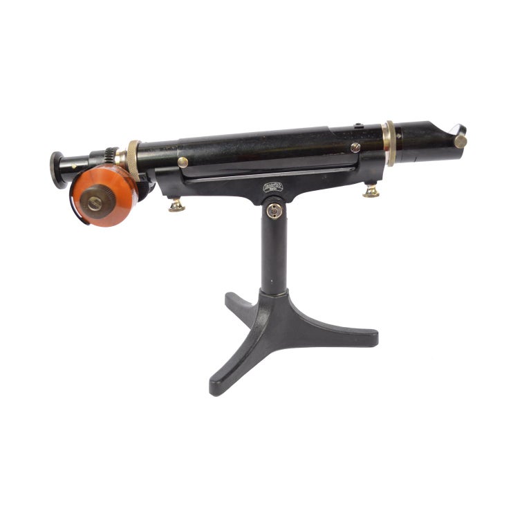 Refractor Polarimeter Made of Painted Brass, 1920s For Sale at 1stdibs