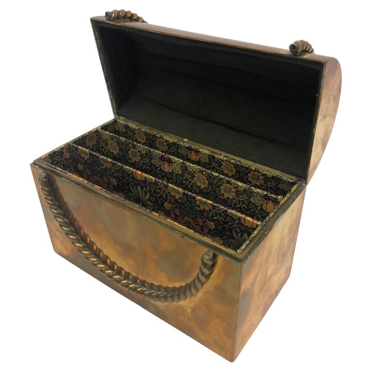 Regency Brass Letter Card Box, England, 1820 For Sale at 1stDibs