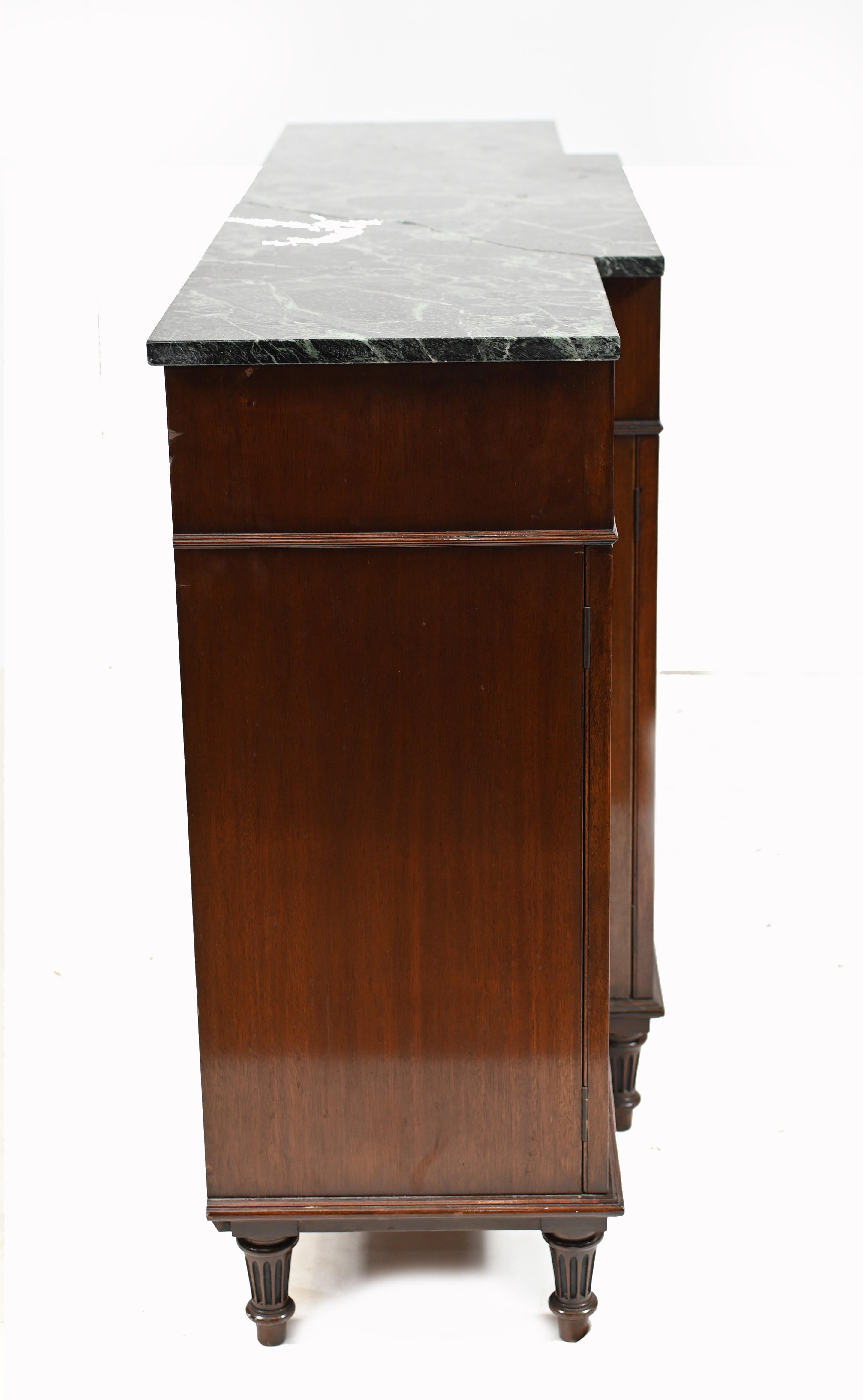 Regency Breakfront Cabinet Sideboard Mahogany at 1stDibs | break front ...