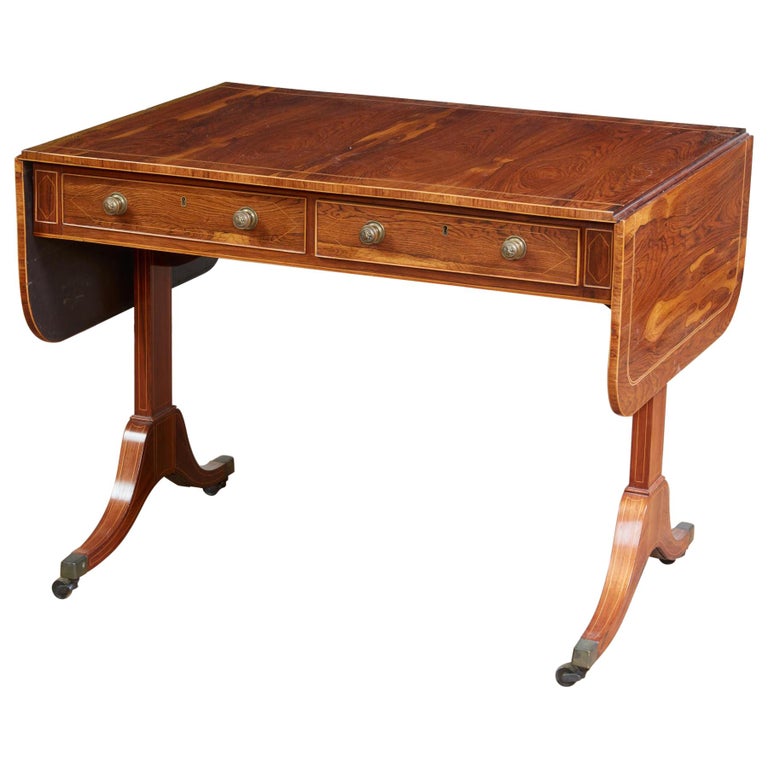 Regency Cocuswood Sofa Table For Sale at 1stDibs | cocus wood for sale