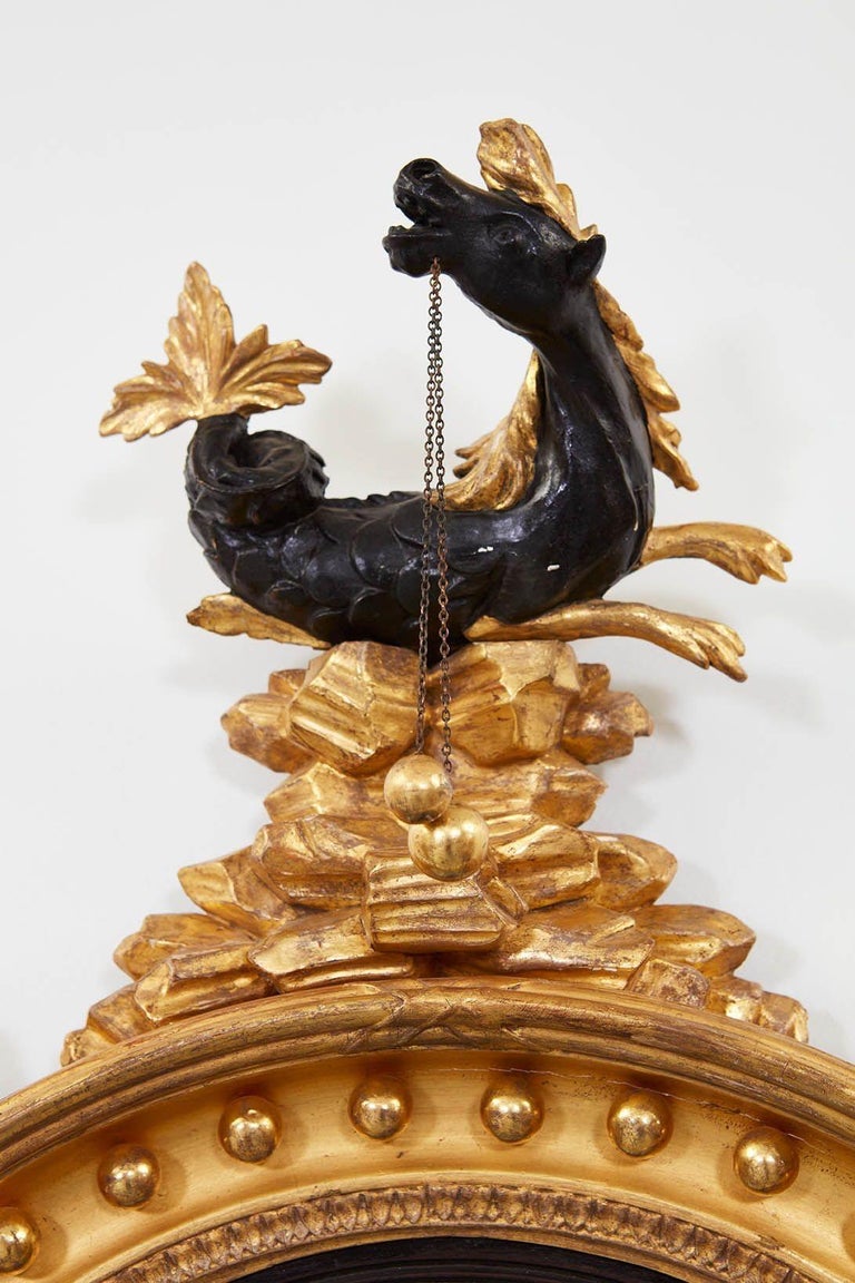 Regency Convex Mirror by Thomas Fentham For Sale at 1stDibs