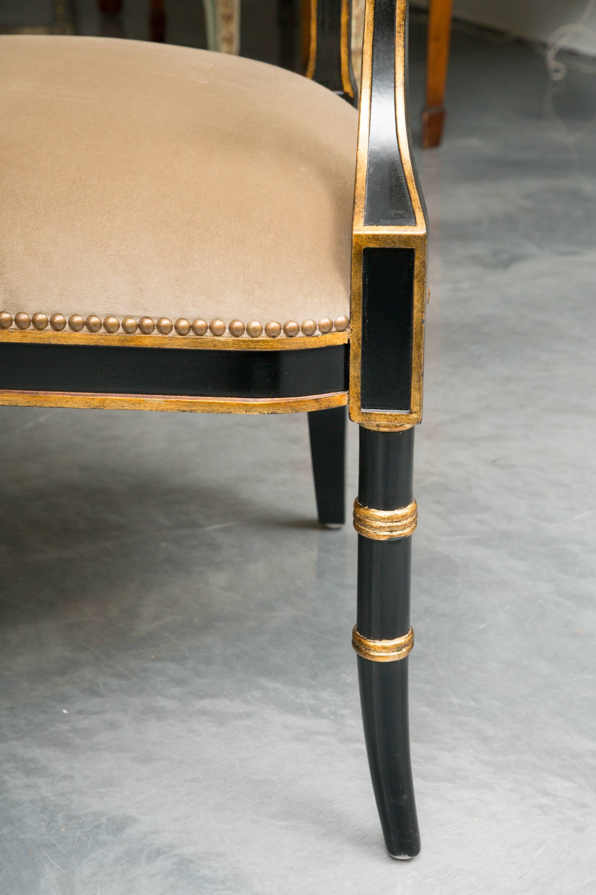 Regency Ebonized Style Side Chair at 1stDibs | regency style chair ...