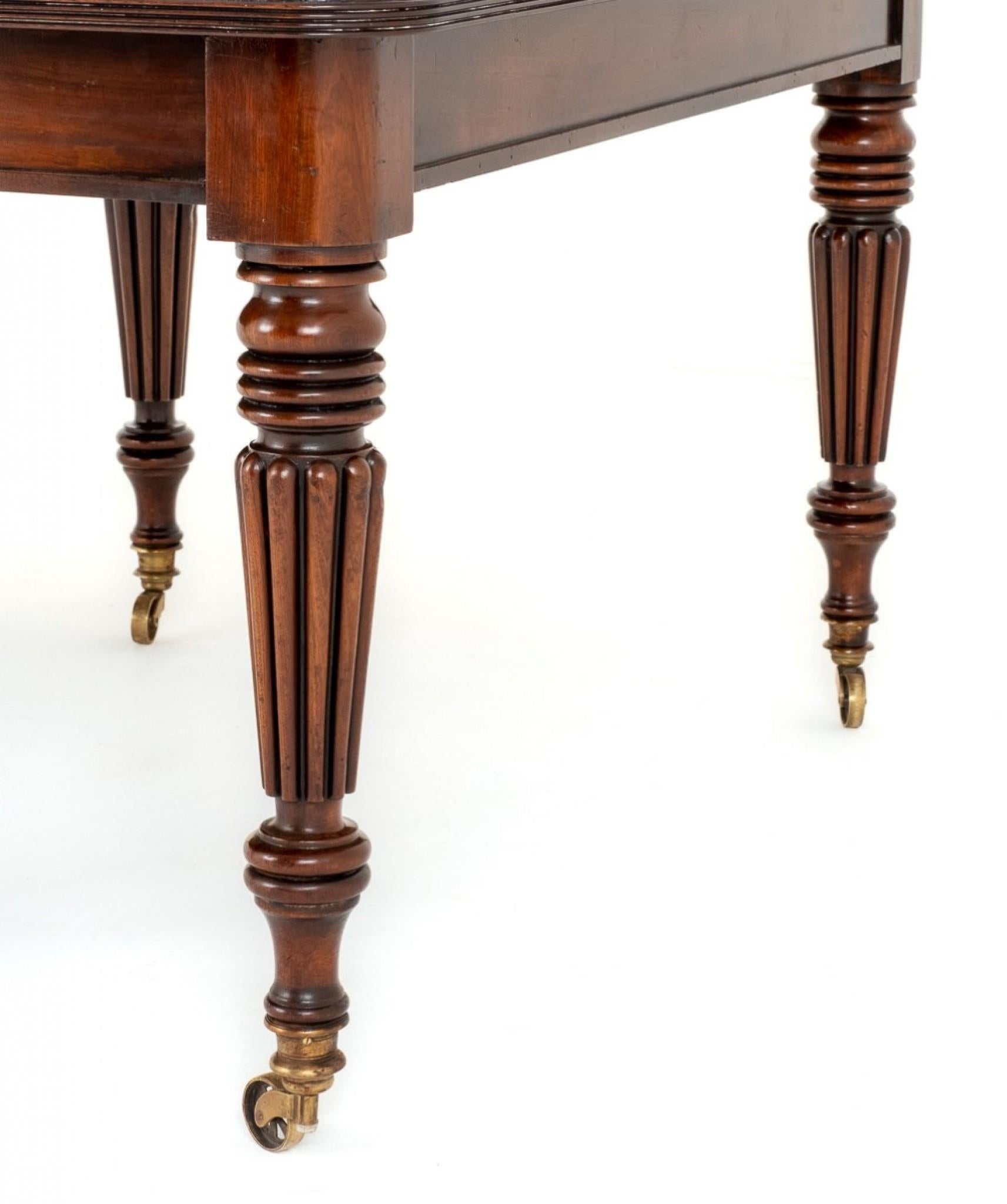 Regency Extending Dining Table Mahogany Antique For Sale at 1stDibs