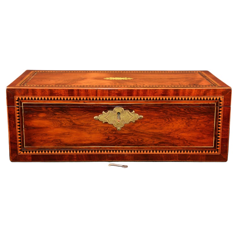 Regency Gentleman's Writing Slope at 1stDibs