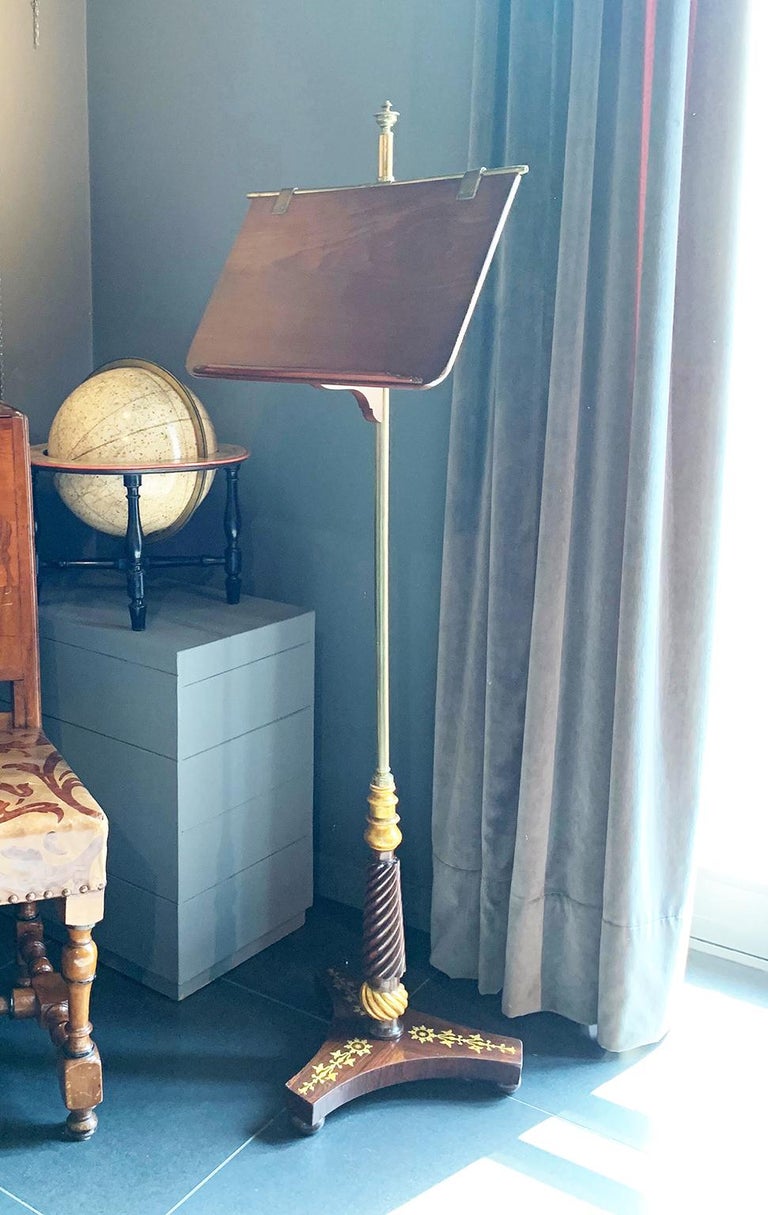 Regency George IV English Music Stand or Lectern, circa 1830 For Sale ...