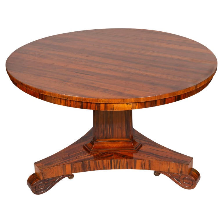 Goncalo Alves Mitteltisch im Regency-Stil im Angebot bei 1stDibs