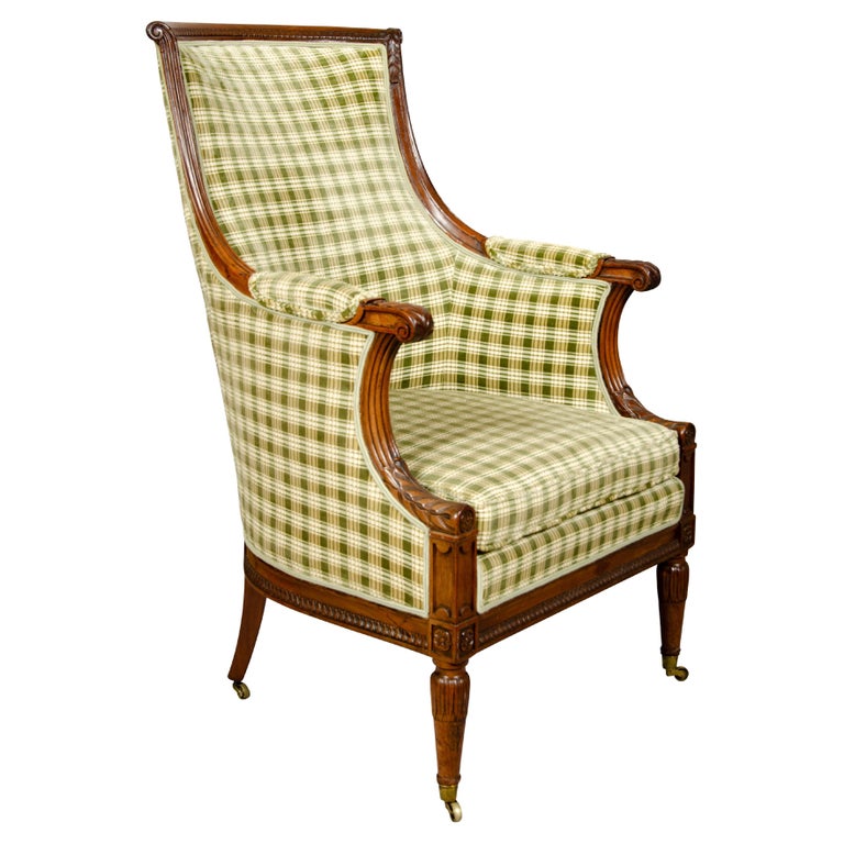 Fauteuil Regency en acajou En vente sur 1stDibs