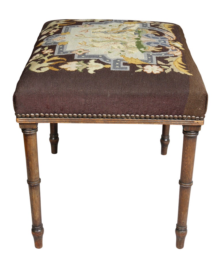 Regency Mahogany Bench For Sale at 1stDibs