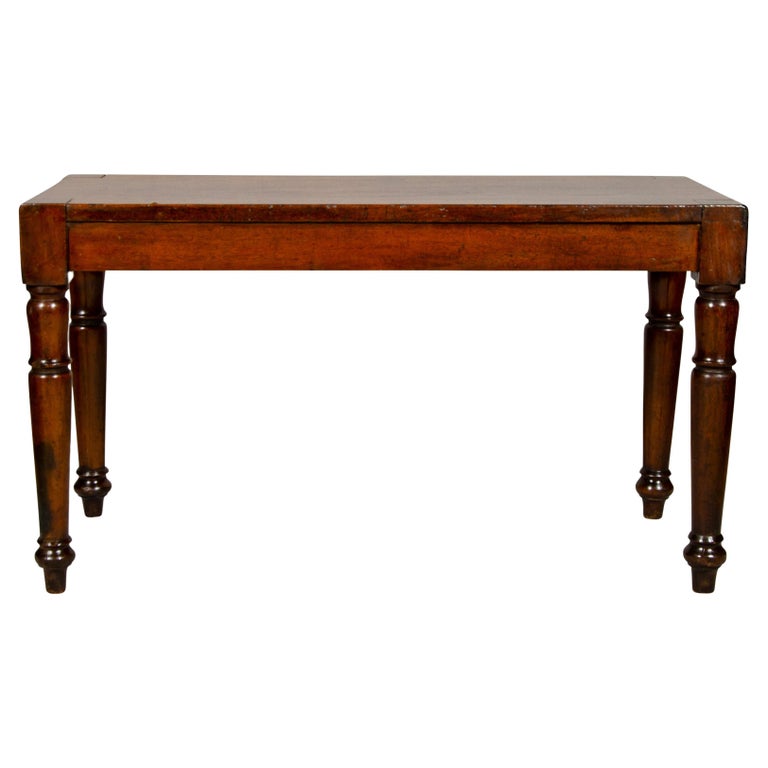 Regency Mahogany Bench at 1stDibs