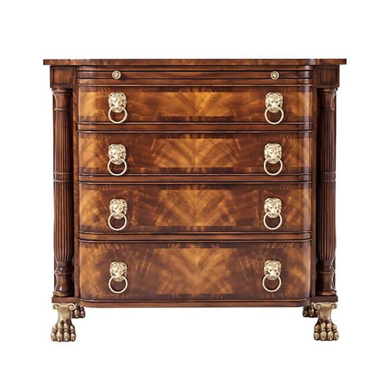 Regency Mahogany Chest of Drawers For Sale at 1stDibs
