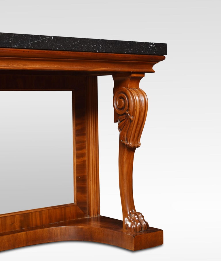 Regency Mahogany Console Table For Sale at 1stDibs