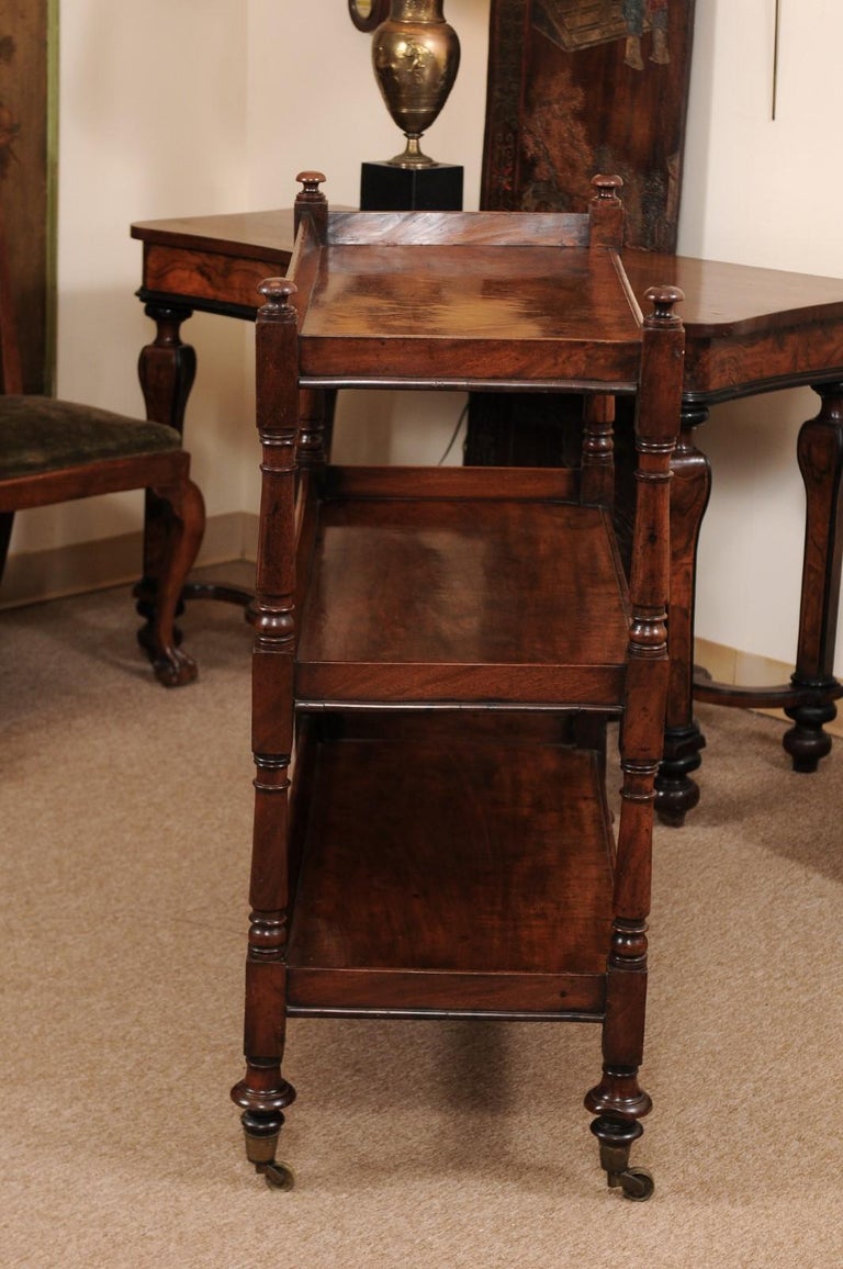 Regency Mahogany English Trolley, Early 19th Century at 1stDibs
