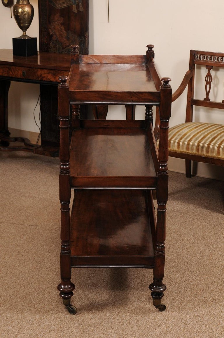 Regency Mahogany English Trolley, Early 19th Century at 1stDibs