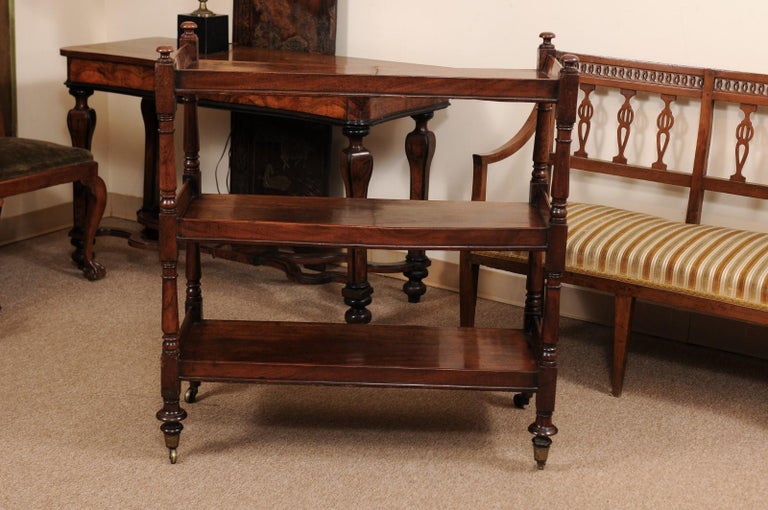 Regency Mahogany English Trolley, Early 19th Century at 1stDibs