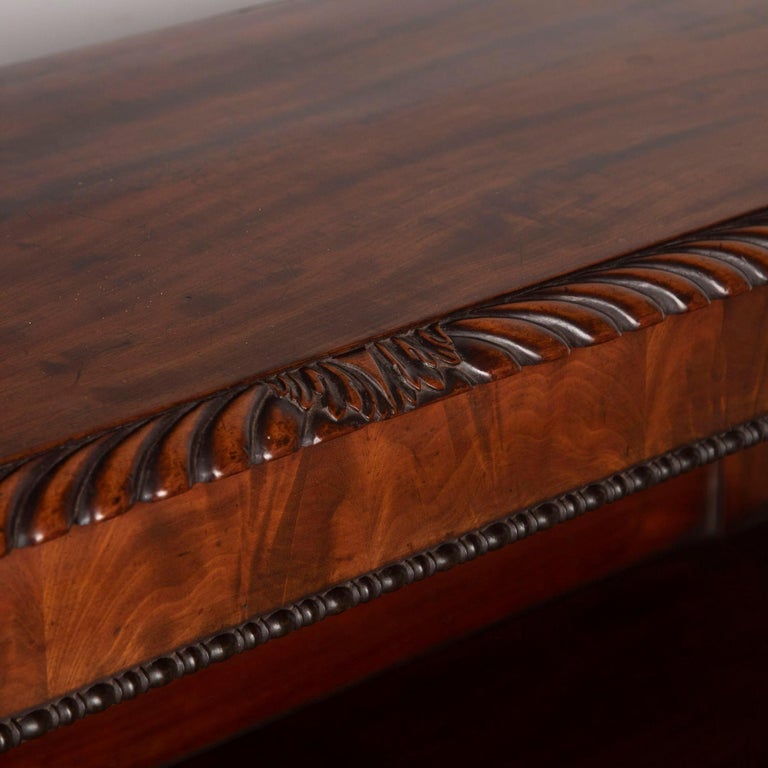 Regency Mahogany Hall Table For Sale at 1stDibs