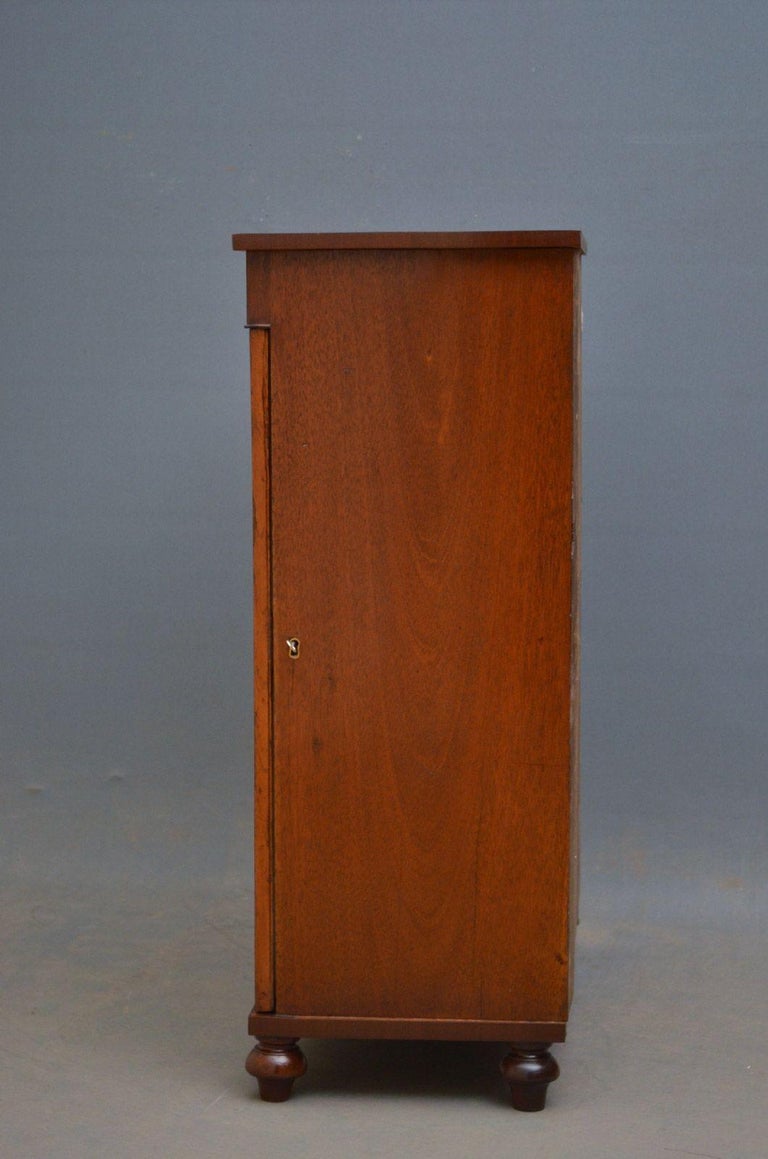 Regency Mahogany Pier Cabinet For Sale at 1stDibs