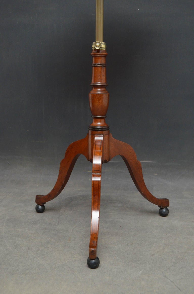 Regency Mahogany Reading Table at 1stDibs