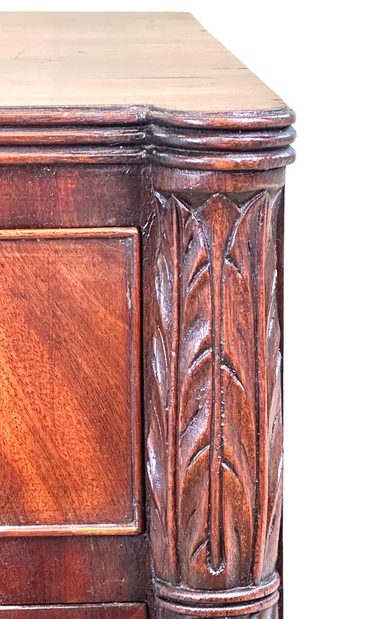 Regency Mahogany Side Cabinet For Sale at 1stDibs