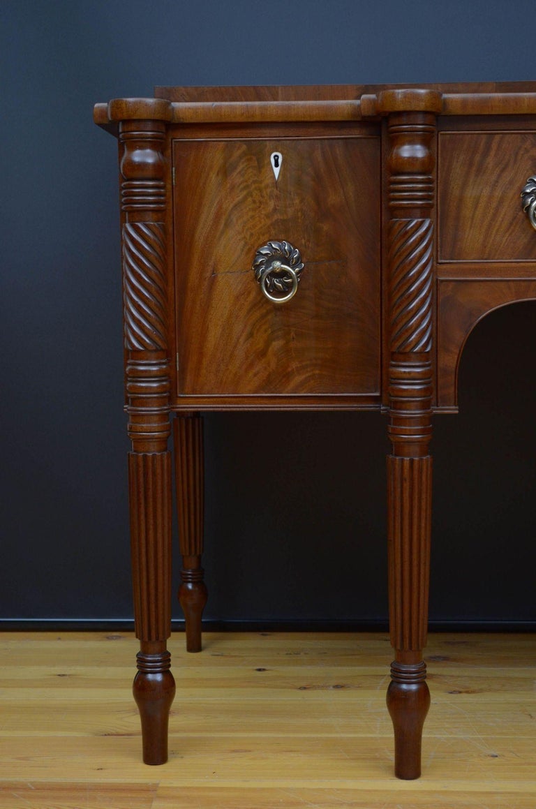 Regency Mahogany Sideboard For Sale at 1stDibs