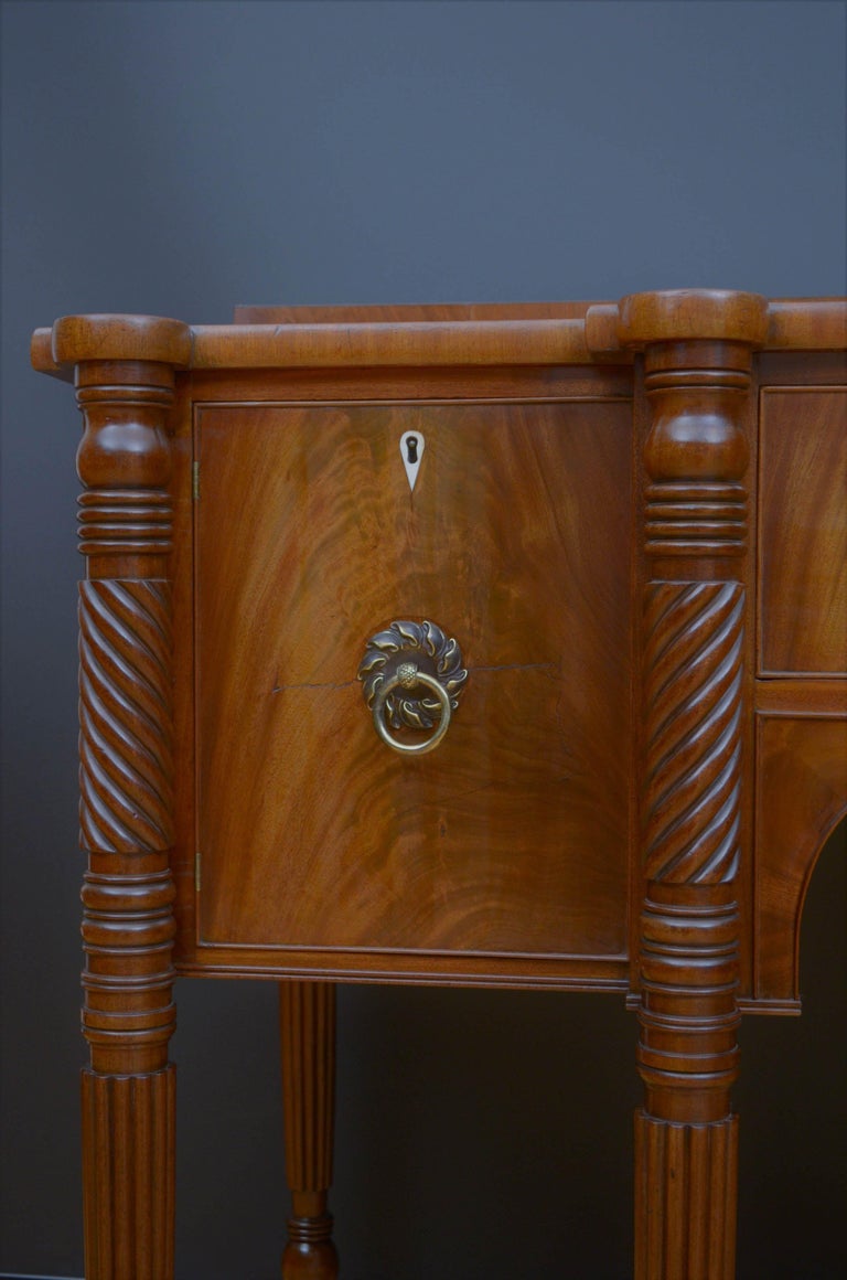 Regency Mahogany Sideboard For Sale at 1stDibs | regency sideboard