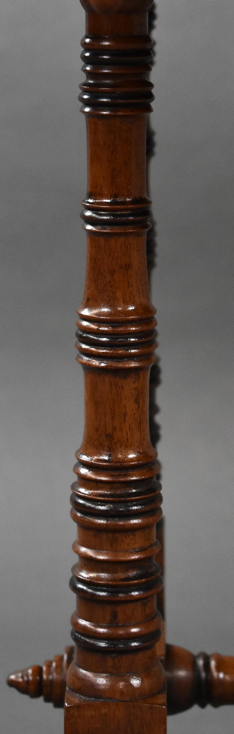 Regency Mahogany Sofa Table For Sale at 1stDibs