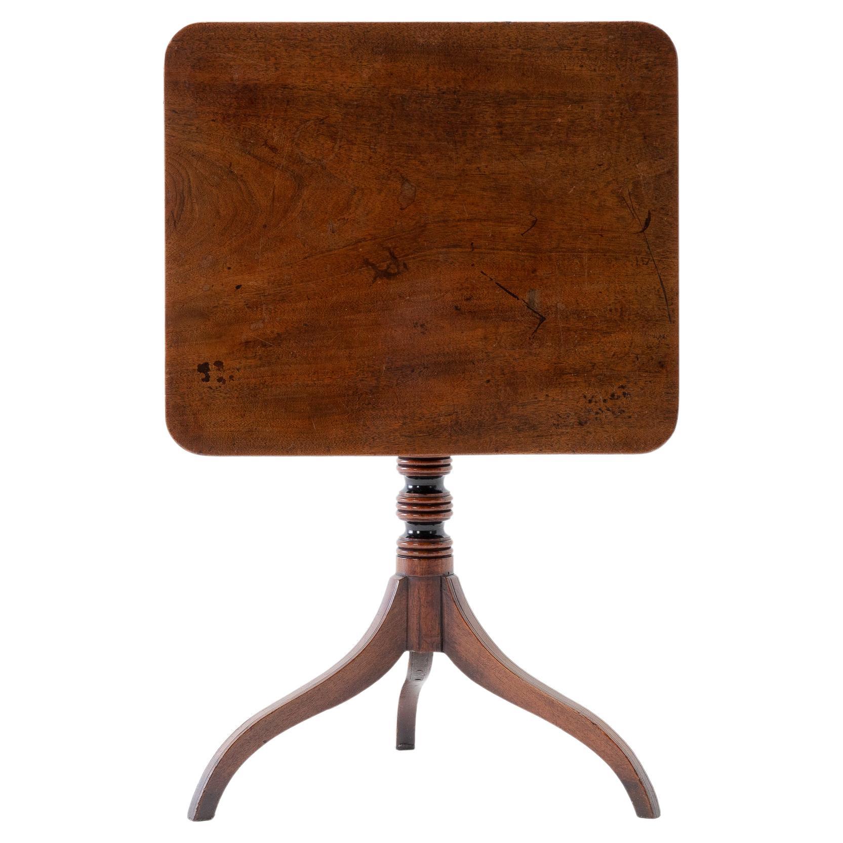 Good Quality Regency Mahogany Folding Coaching Table For Sale at 1stDibs