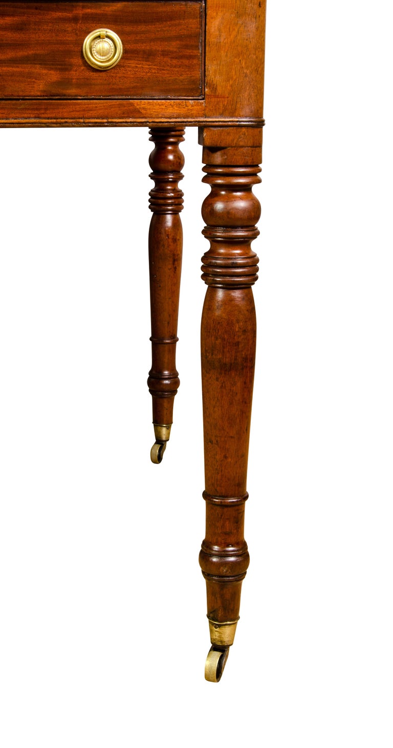 Regency Mahogany Writing Table at 1stDibs