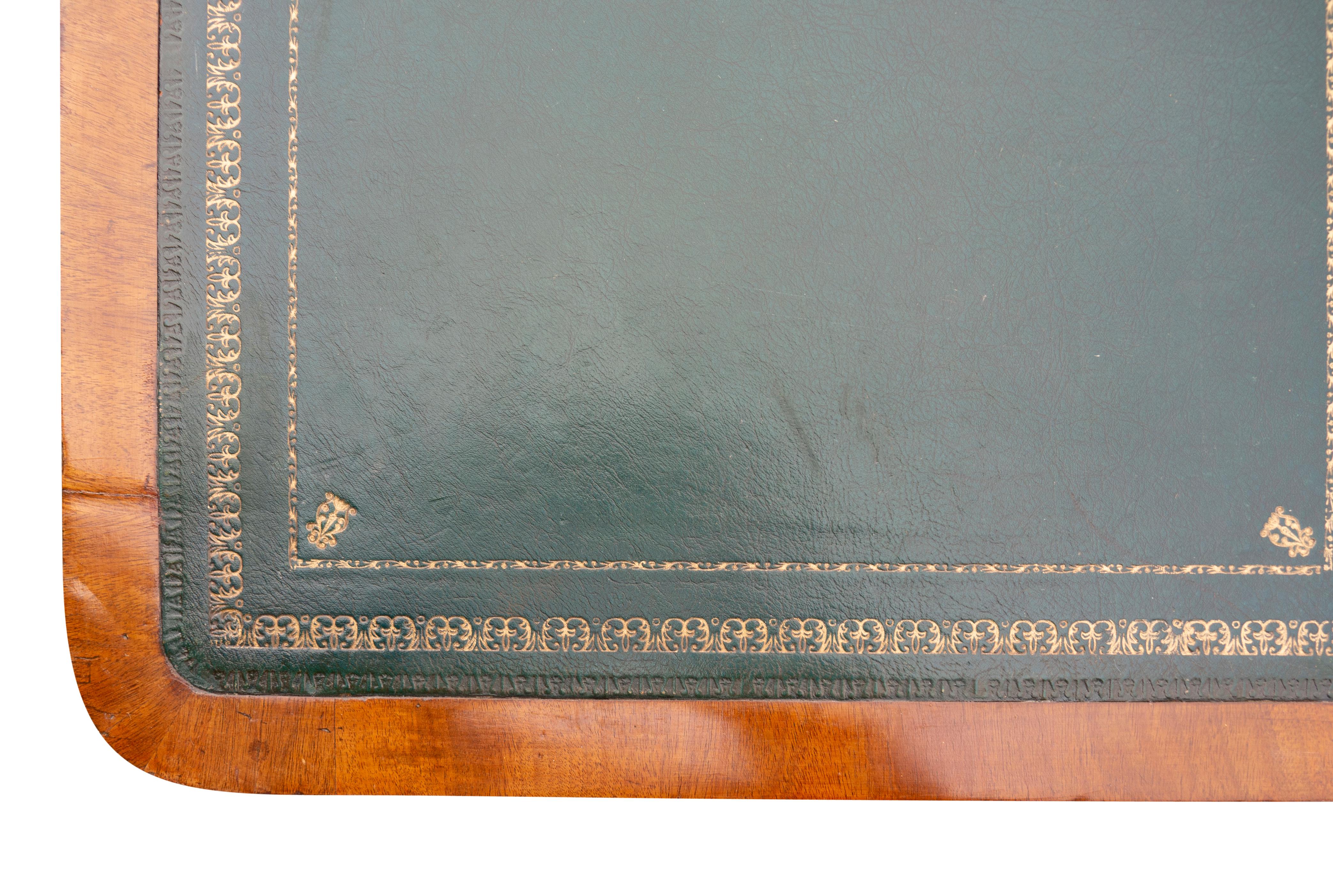 Regency Mahogany Writing Table at 1stDibs