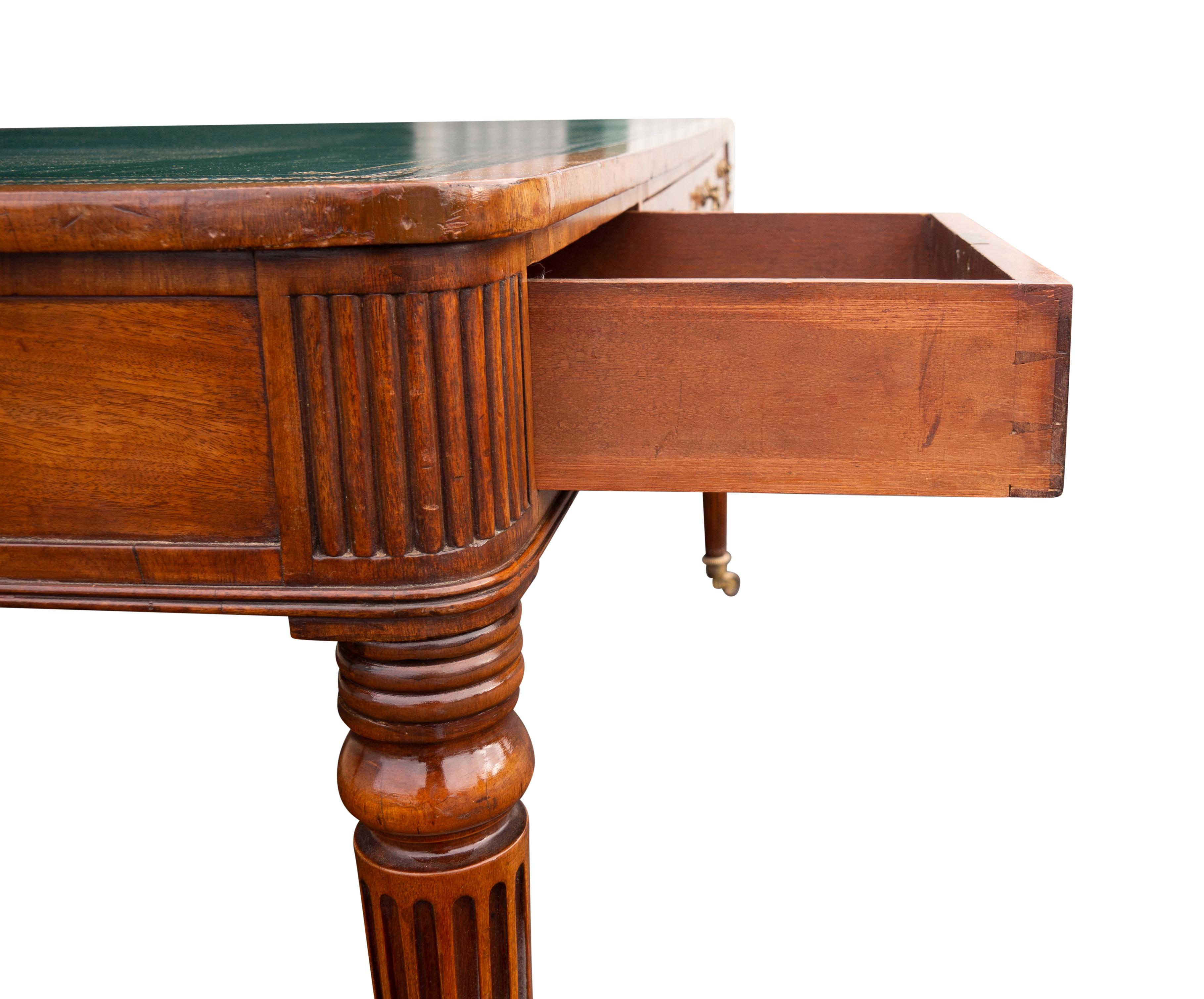 Regency Mahogany Writing Table at 1stDibs