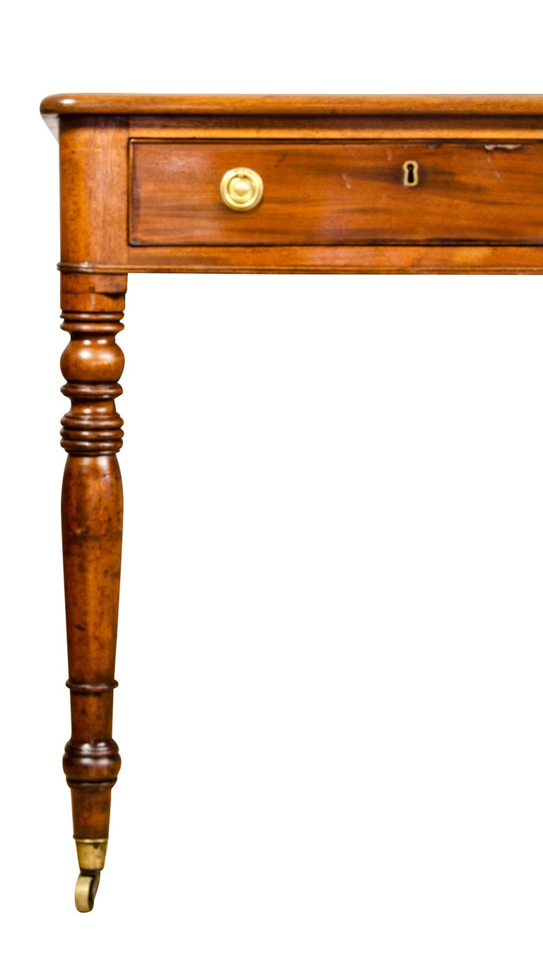 Regency Mahogany Writing Table at 1stDibs
