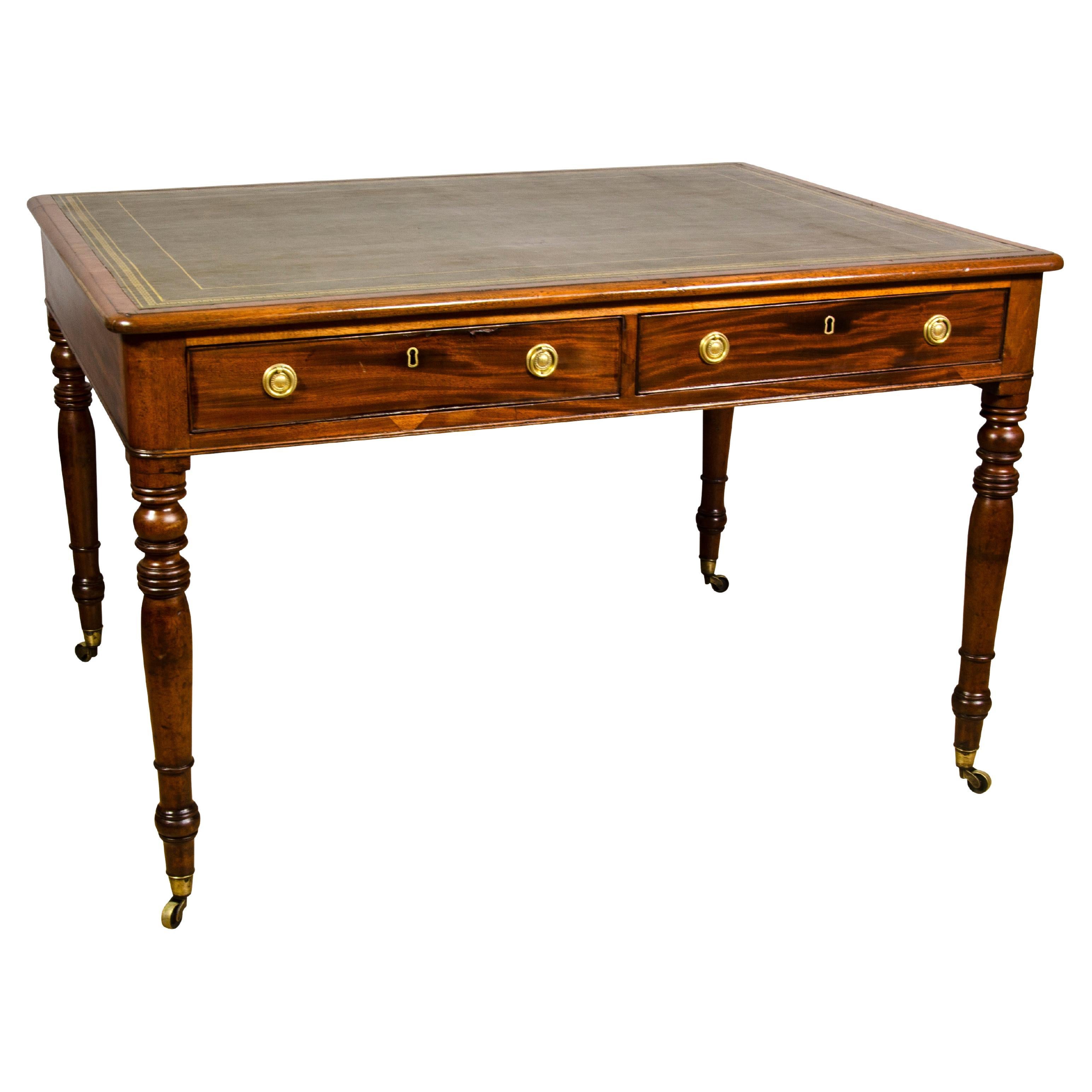 English Regency Metamorphic Mahogany Writing Table C. 1820 at 1stDibs