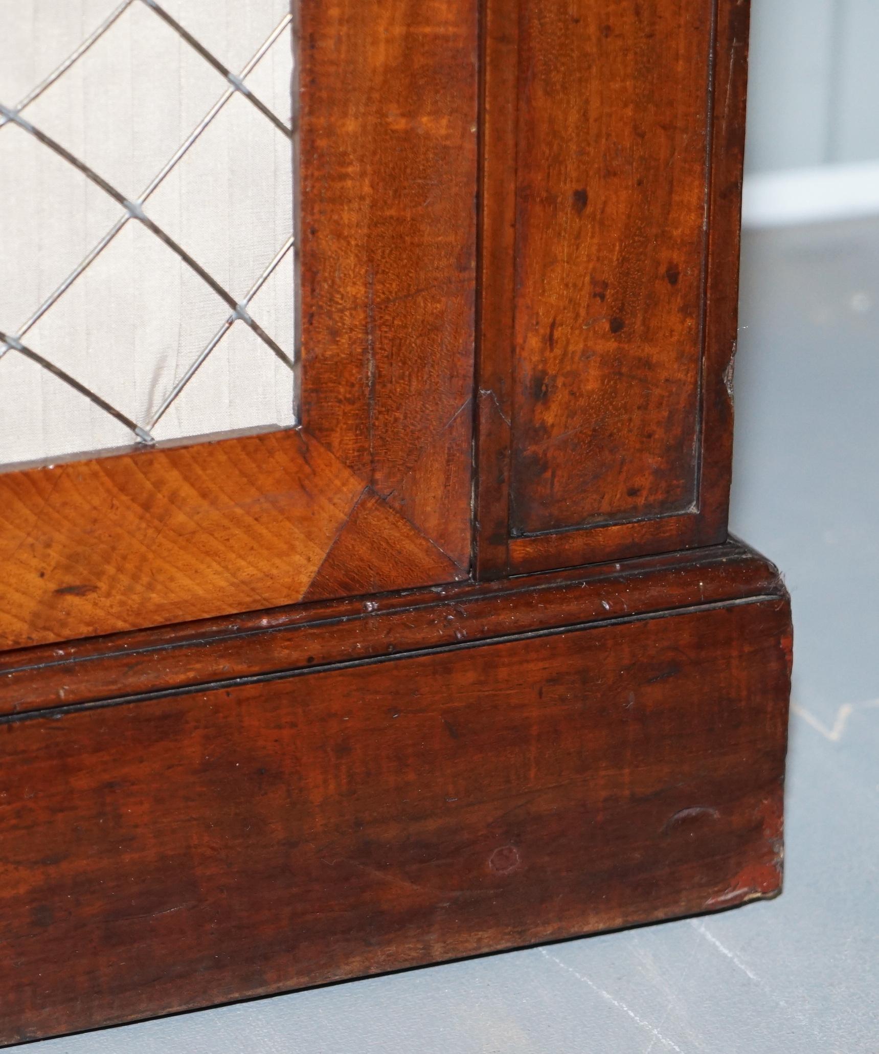 Regency Marble Topped Marble Sideboard Cupboard with Brass Decorated ...