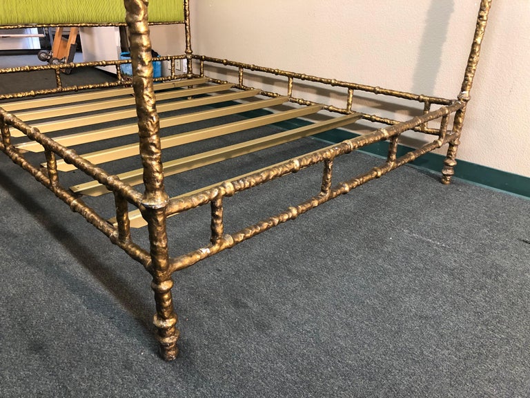 Regency Oly Studio Queen Sized Sculpted Canopy Bedframe For Sale at 1stDibs