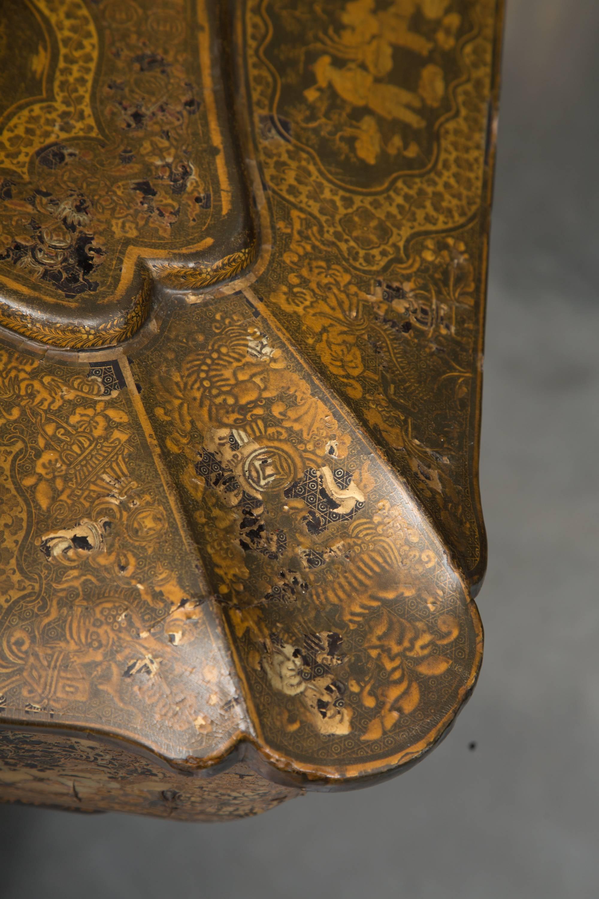 Regency Pen Work Sewing Table at 1stDibs