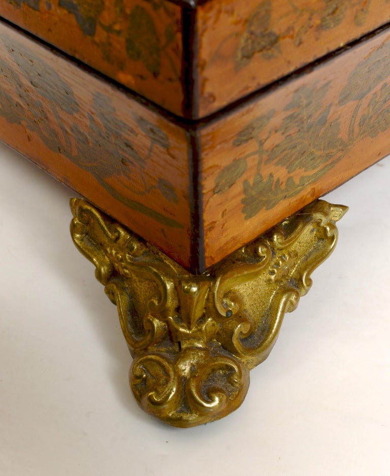 Regency Penwork Decorated Box, C1810 For Sale at 1stDibs