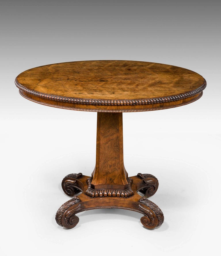 Regency Period Centre Table For Sale at 1stDibs