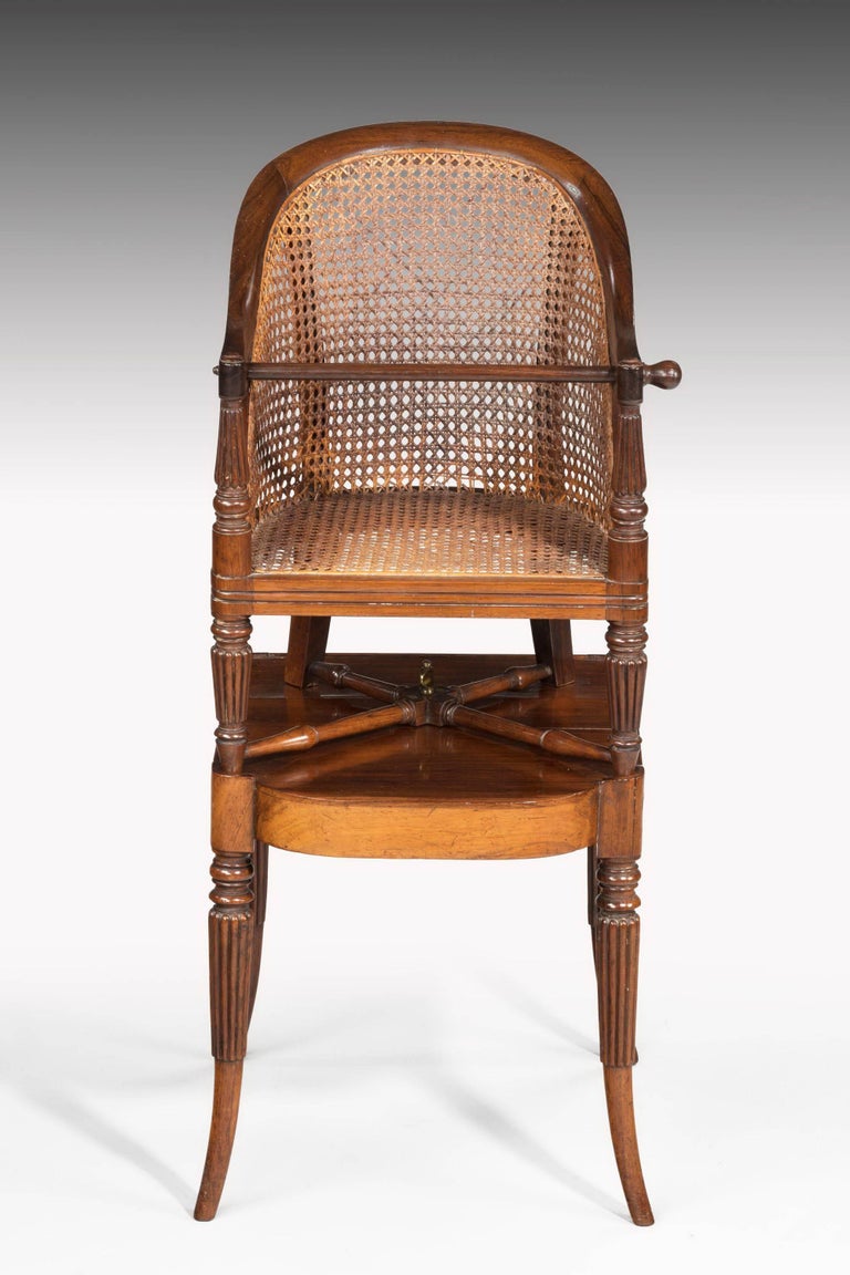 Regency Period Child's Chair on Stand at 1stDibs