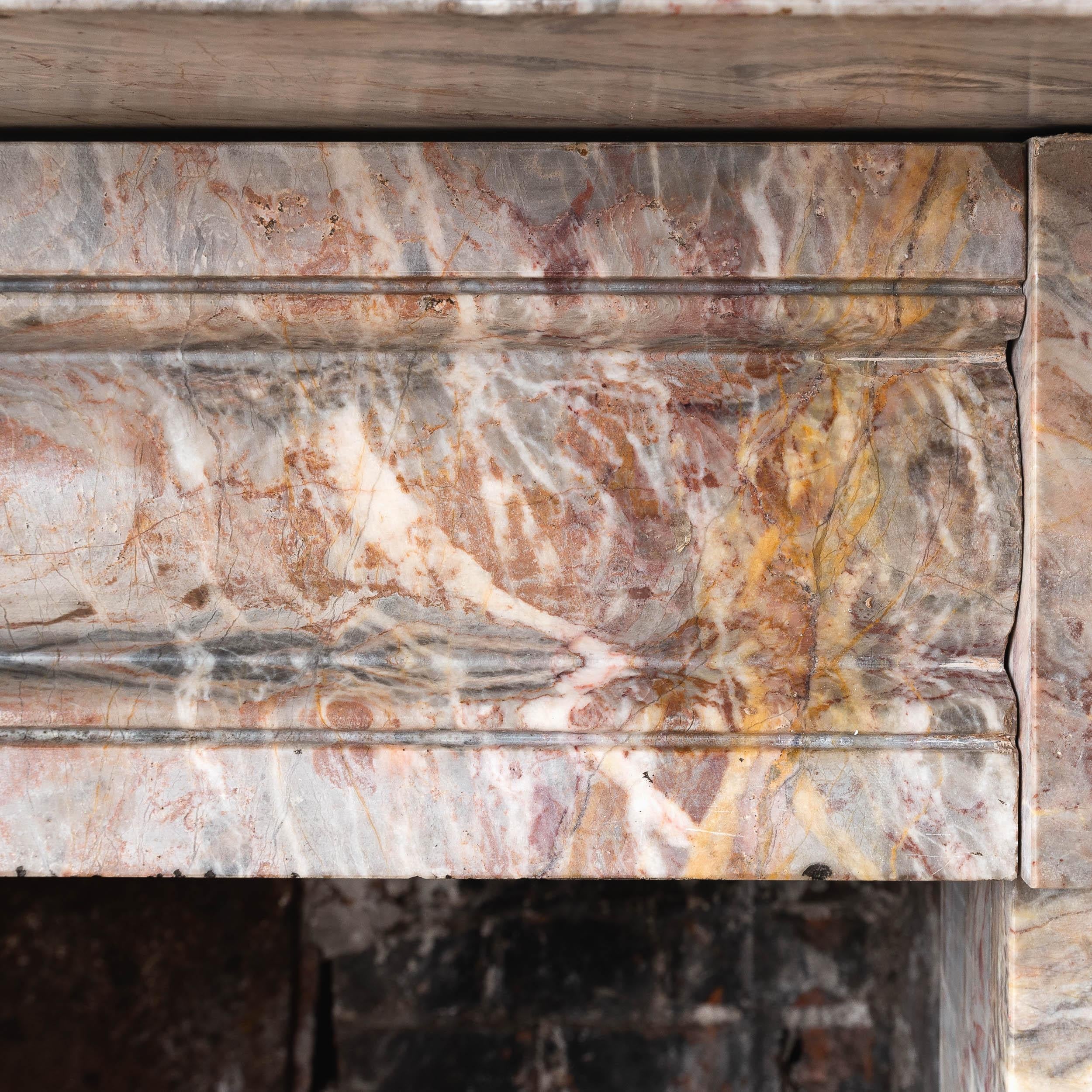 Regency Period Devonian Petitor Bull’s-Eye Chimneypiece For Sale at 1stDibs