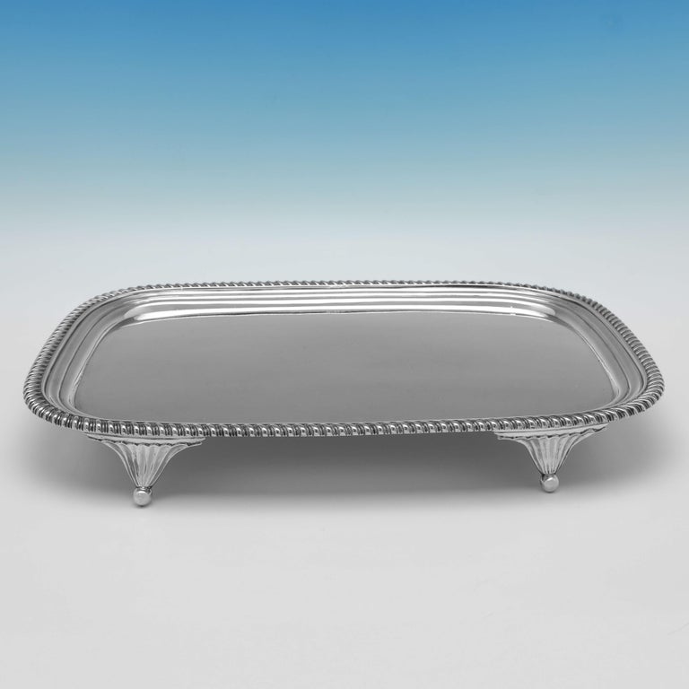 Regency Period English Antique Sterling Silver Salver, London 1812 For ...