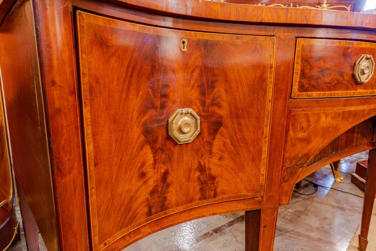 Regency Period Flame Mahogany and Rosewood Inlayed Sideboard For Sale ...