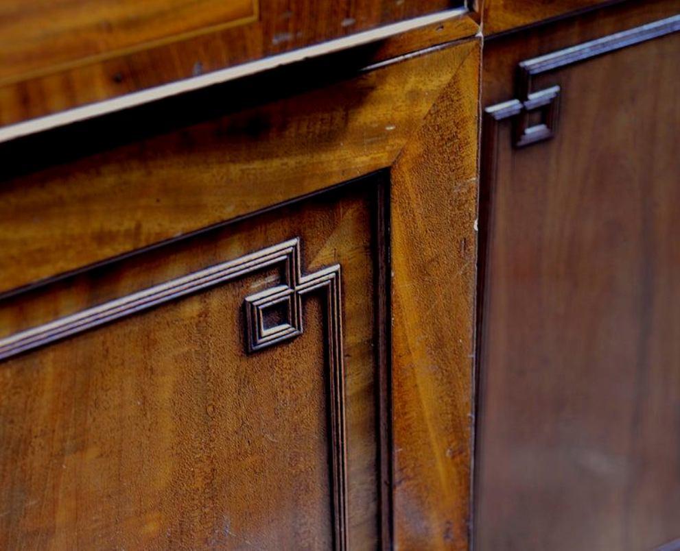 Regency Period Mahogany Library bookcase, circa 1820 at 1stDibs